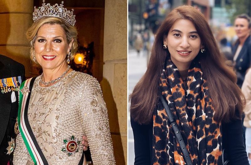 Queen Maxima of the Netherlands radiates elegance in Mahpara Khan's ...